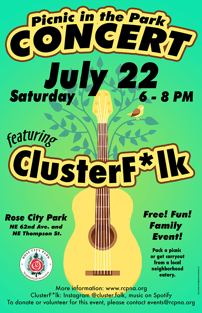 Summer Concert in the Park – Rose City Park Neighborhood Association